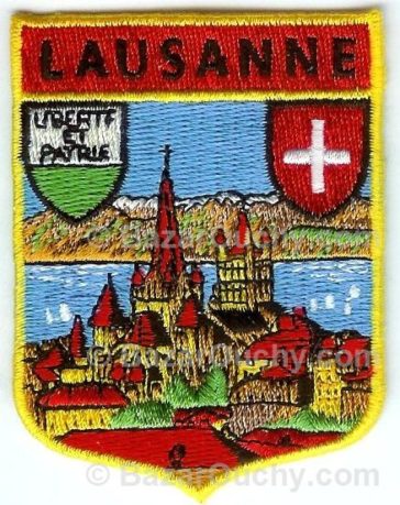 Embroidered Lausanne badge - BazarOuchy