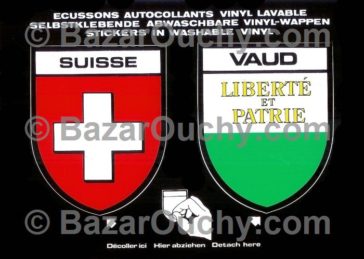 Autocollant canton Vaud Suisse - BazarOuchy