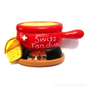 Swiss Fondue Magnet - BazarOuchy