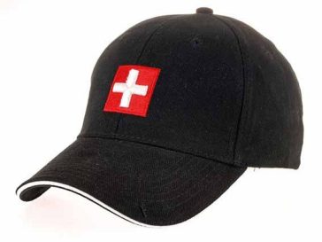 Swiss cap - Black - BazarOuchy