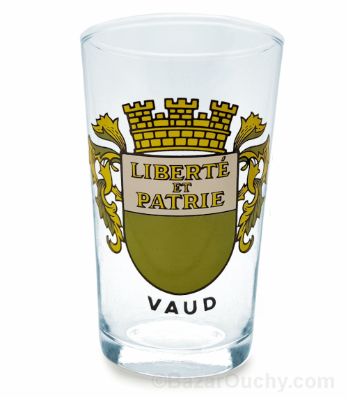 Verres vin blanc – Ecusson Vaud - BazarOuchy.com