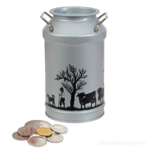 Tirelire boille à lait suisse - BazarOuchy